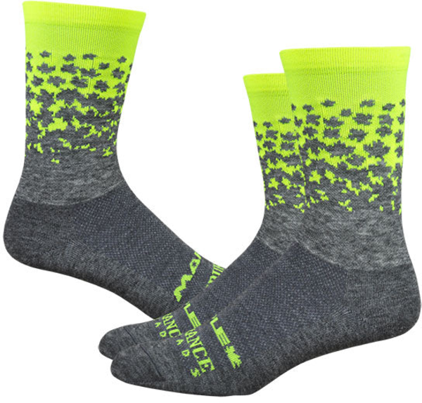 Endurance Threads Maple LOTW Race Wool 6-inch Sock - Neons ...