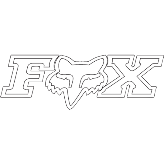 Fox Racing Head Stickers
