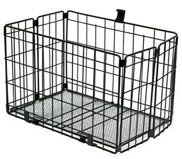 Rear Rack Basket Sunlite Rear Wire Folding Bike Basket - 13x8.6x8.6 ...