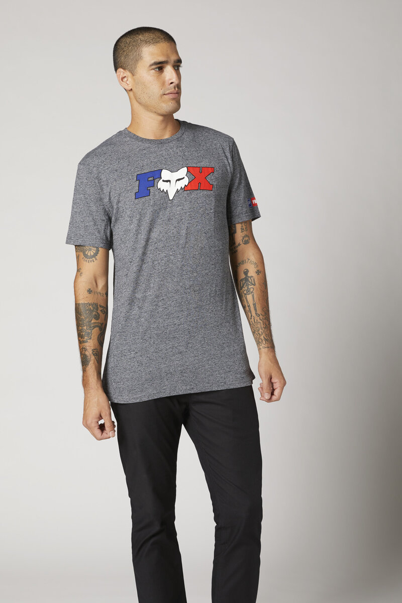 Fox Racing France Flag Premium Tee - Bike Doctor Saskatoon