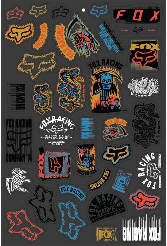 Fox Racing Stickers For Cars