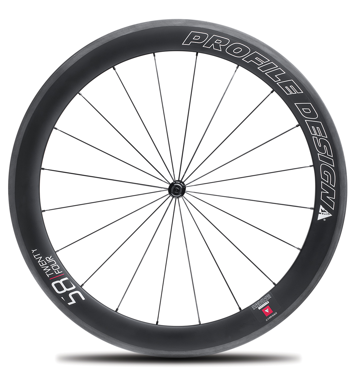 Profile Design 58/TwentyFour Full Carbon Tubular Wheels - Bow Cycle ...