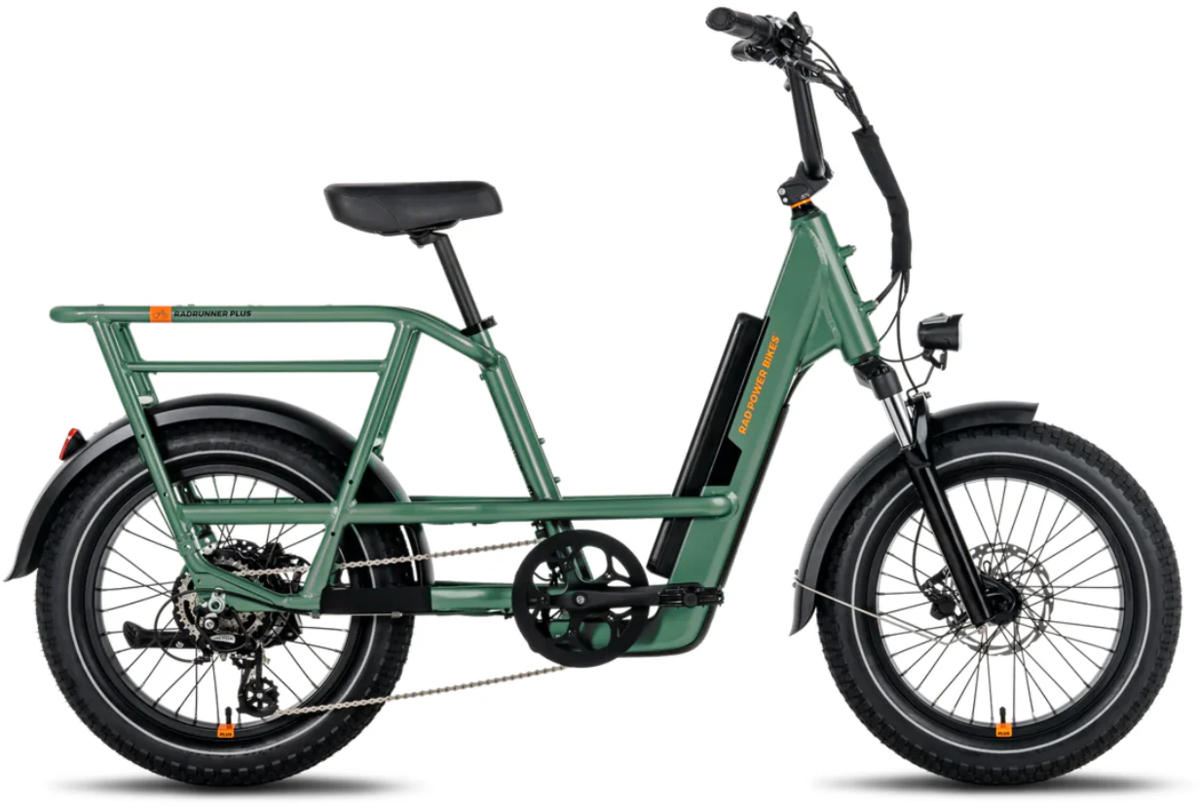 Rad Power Bikes RadRunner 3 Plus Electric Utility Bike - Pedal Power ...