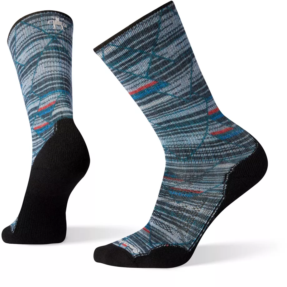 Smartwool PhD Outdoor Light Margarita Mash-Up Print Crew Socks ...