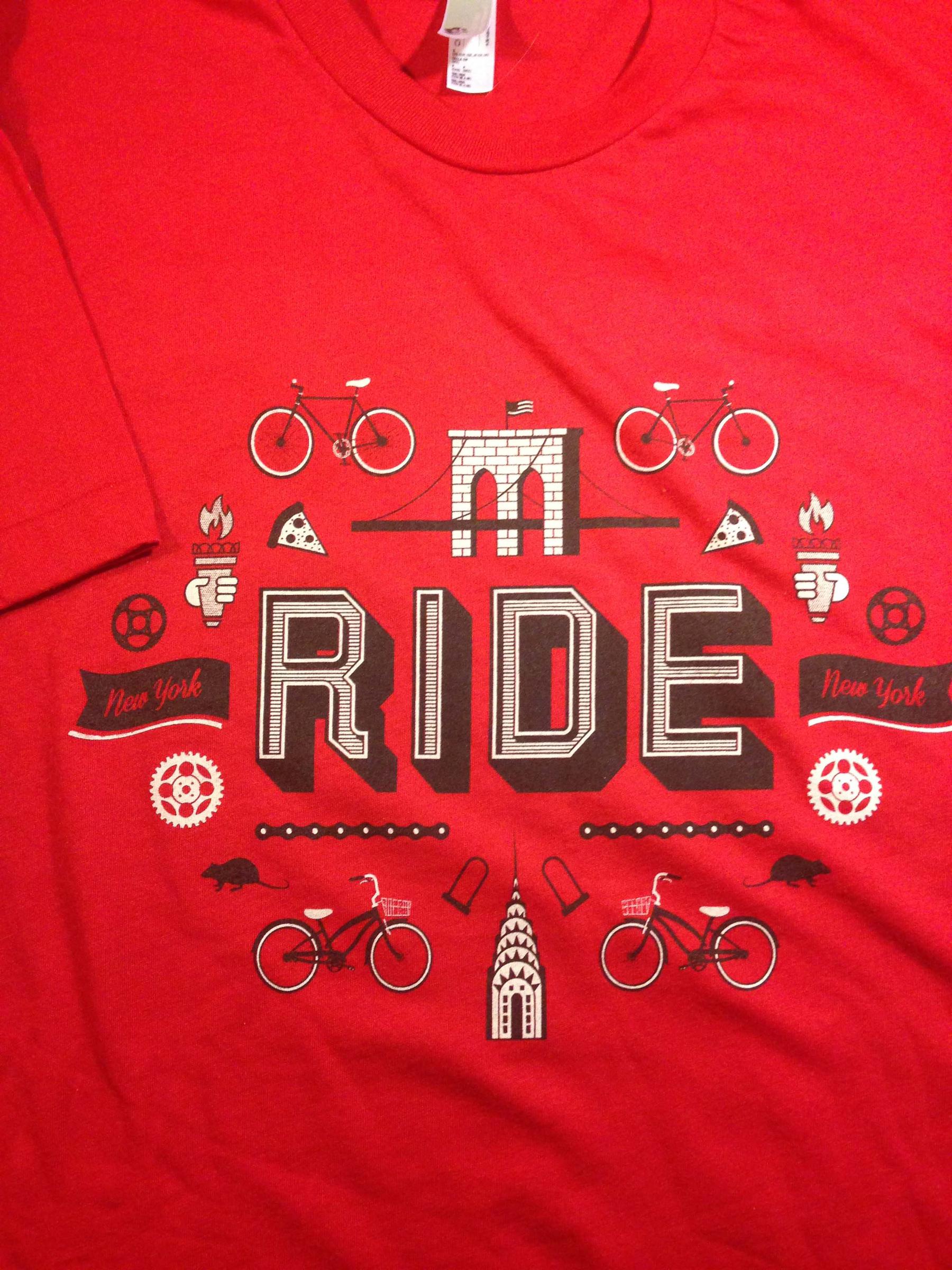 Artcrank Ride T-Shirt - Bicycle Habitat NYC
