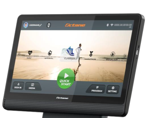 Octane Fitness Treadmill with Touch Console - Scheller's Fitness ...