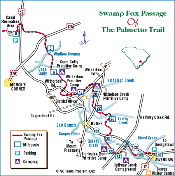Swamp Fox Passage - of the Palmetto Trail - Trek Bicycle Store ...