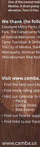 Cleveland Area Mountain Bike Trail Overview Map - Bike Authority