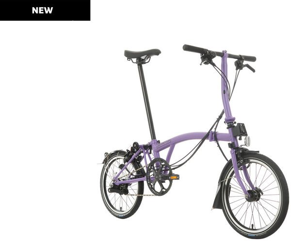 Brompton C Line 6 Speed S Handlebar Pop Lilac - Pasadena Cyclery ...