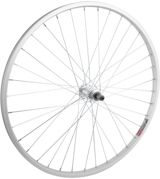 Wheel Master 26" Alloy Mountain Single Wall Rear Wheel Silver Freewheel ...