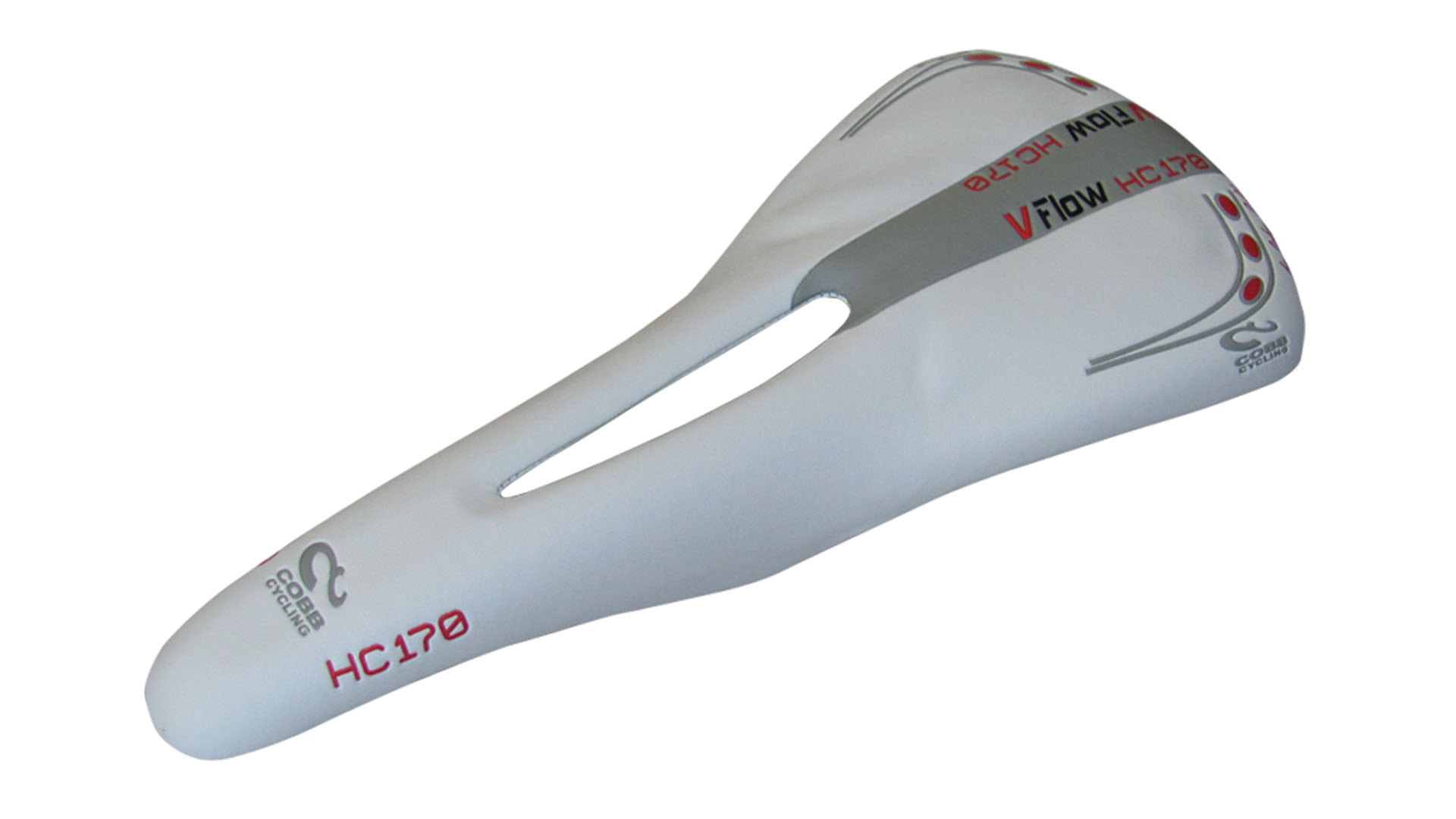 Cobb Cycling SHC 170 Saddle - White - Brands Cycle and Fitness