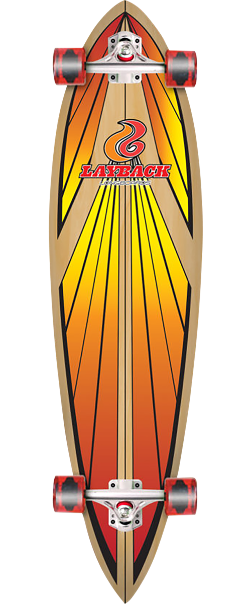 Layback Longboards Soul Ride Pintail Complete - Brands Cycle and Fitness