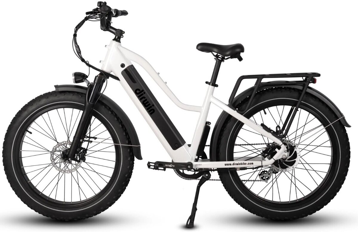 Dirwin Bike Pioneer Fat Tire Electric Bike Step Thru - University ...