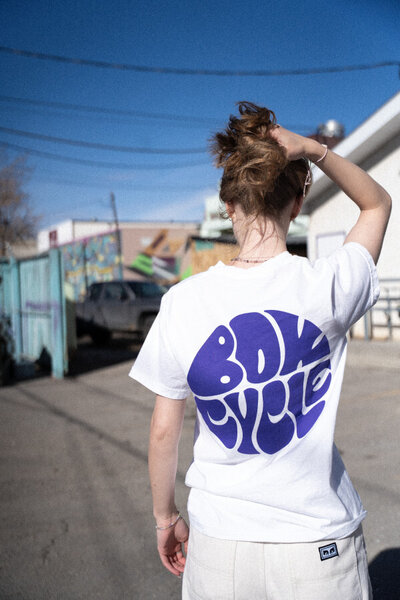 Bow Cycle Surfer Logo tee - Bow Cycle | Calgary, AB | Bike Shop