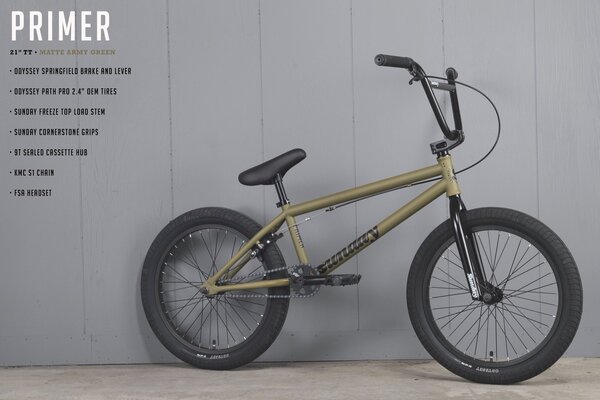 Sunday Primer - Matte Army Green - Chicago Bike Shop | Edgebrook Cycle