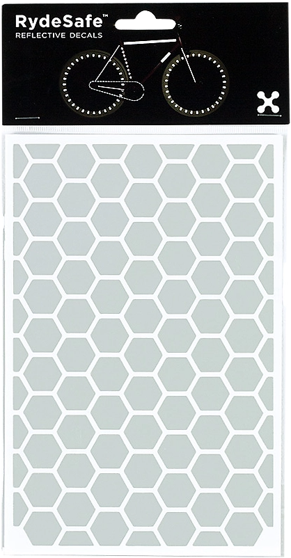 RydeSafe Hexagon Reflective Sticker Kit - West Point Cycles | Vancouver
