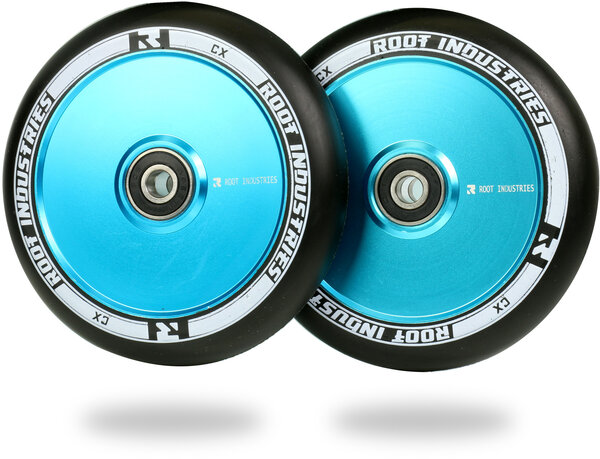 Root Industries AIR Wheels 110mm - Black / Sky Blue - Bike Shop | To Wheels