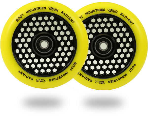 Root Industries Honeycore Radiant Wheels 110mm - Yellow / Black - Bike ...