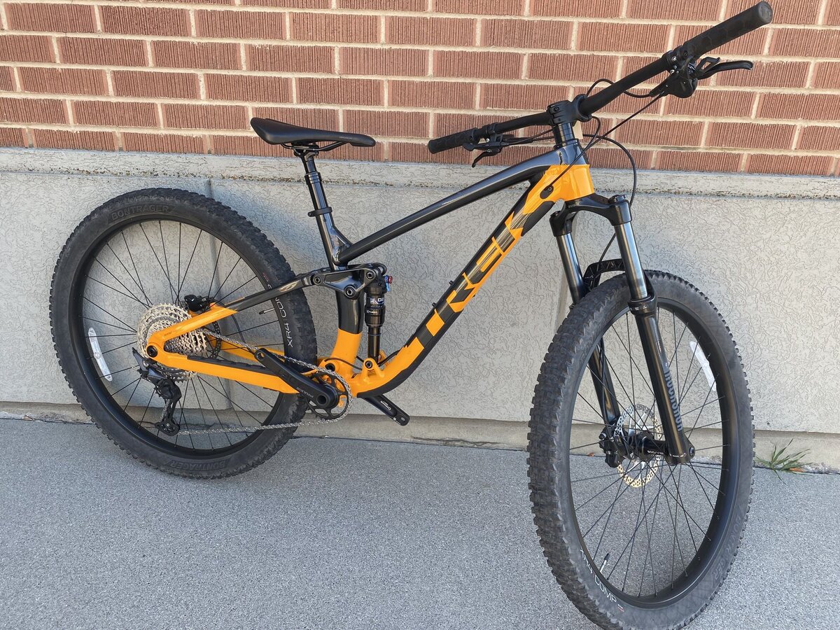 Trek Fuel EX 5 Deore Medium 29 (Lithium Grey/Marigold) *USED* - Mad Dog ...