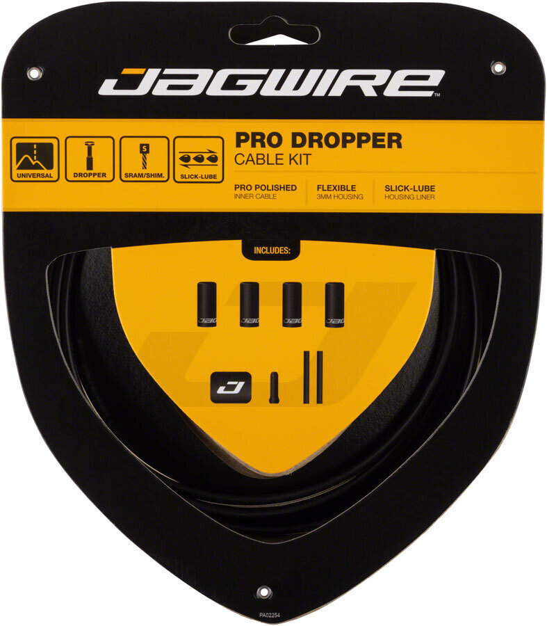 Jagwire Pro Dropper Cable Kit with 3mm Housing and Polished Cables ...
