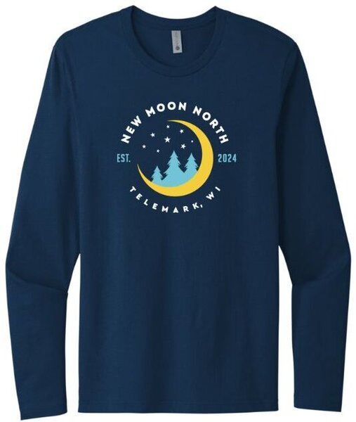 New Moon Men's New Moon North Logo'd Long Sleeve T's - New Moon Ski ...