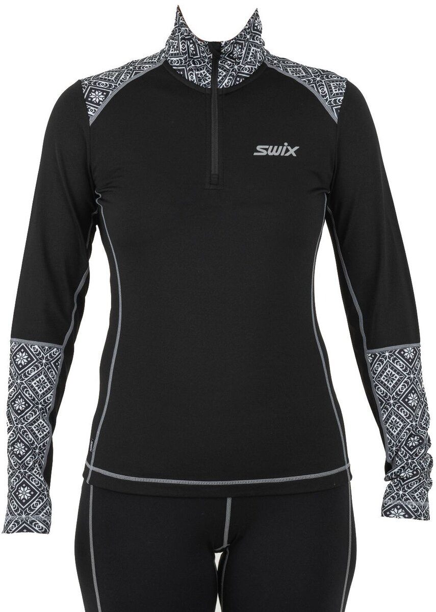Swix Women's Myrene 1/2 Zip Nordic Midlayer - New Moon Ski & Bike ...