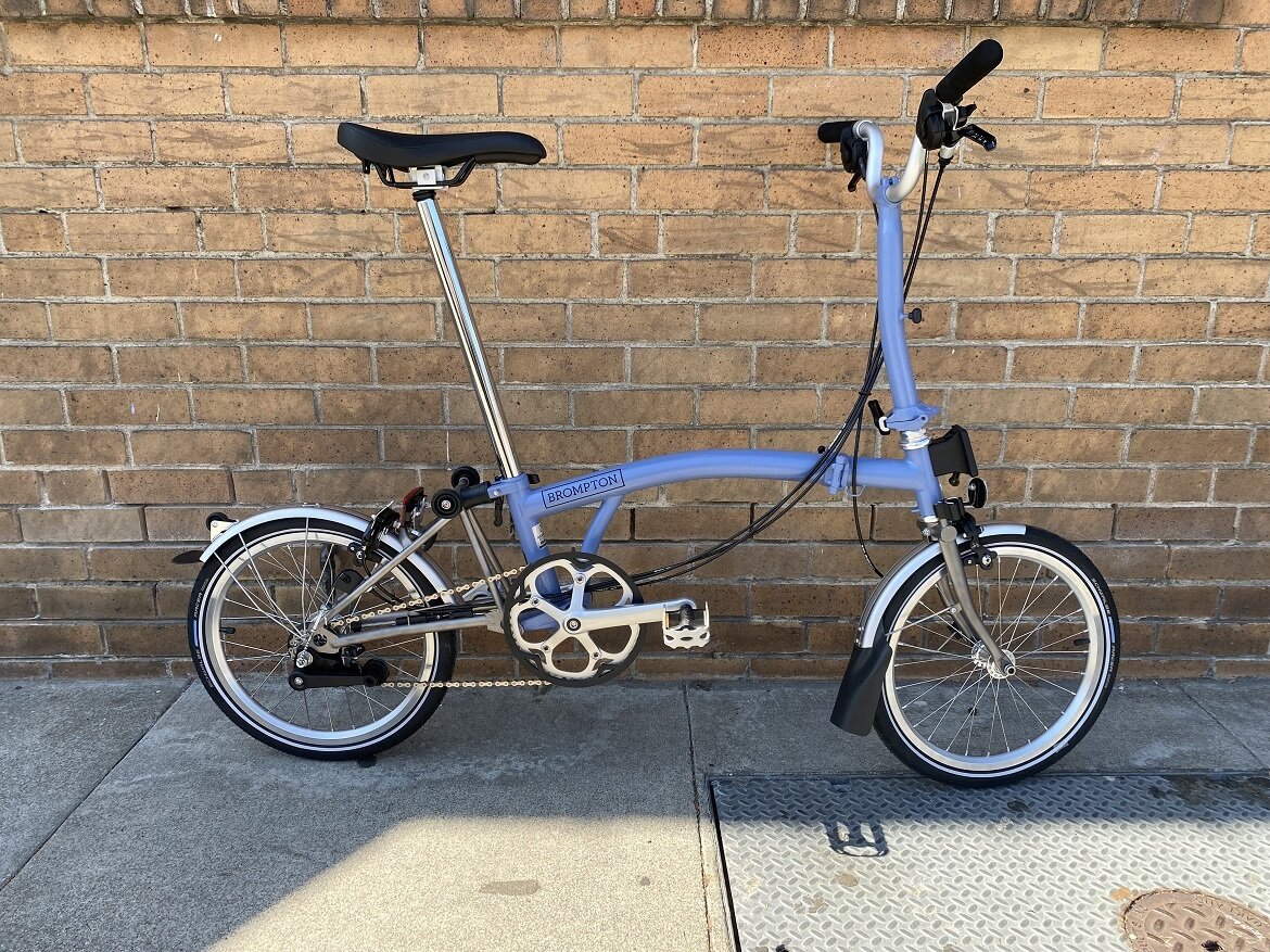 Brompton M6L Superlight - Cloud Blue - Alameda Bicycle | Alameda, CA