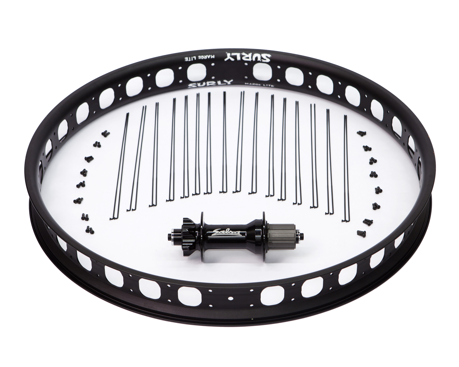 Freewheel Bike Salsa Mukluk 2 Alloy Axle/Surly Marge Lite - Rear ...
