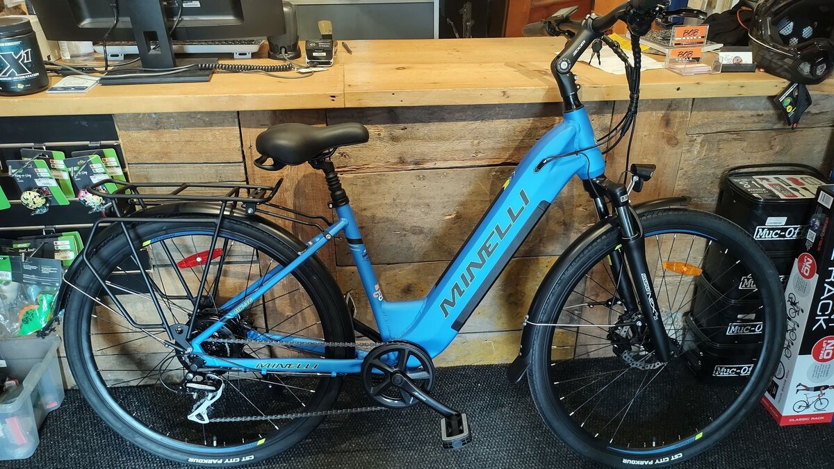 MINELLI 22 MINELLI MX-36 ELECTRIQUE BLEU STEP-TRUE 16" - Bob Cyclo