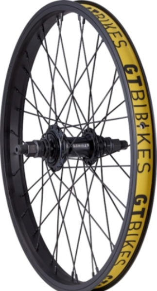 GT NBS Cassette RHD Wheel BK 20in 9t - BLACK., 20in 9t - Bike Depot