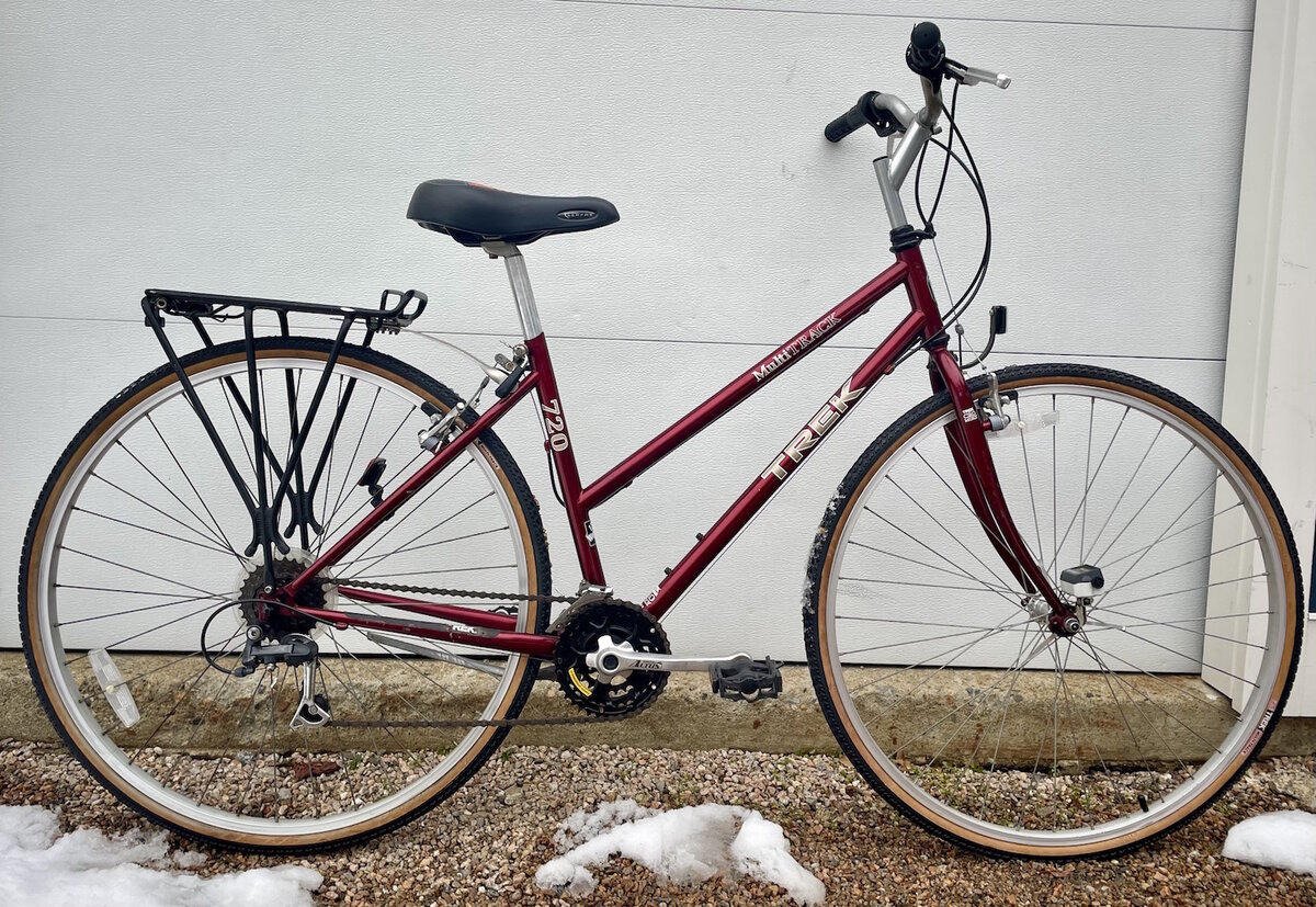 Trek Multi Track 720 Step Thru Red 17" USED - Stedman's Bike Shop