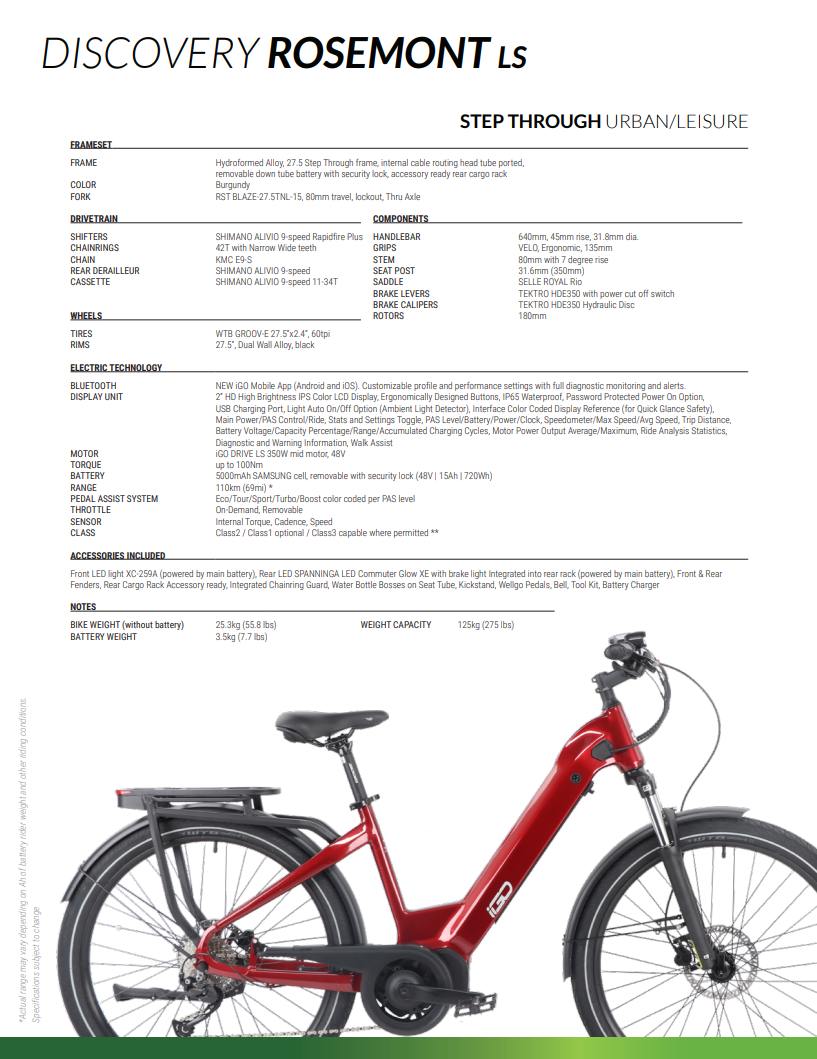 iGO Rosemount LS - The Bike Zone | Shop Online or In-Store