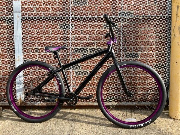 SE Bikes Big Flyer Custom #7 Black Sparkle/Purple - Firth & Wilson ...