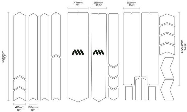 All Mountain Style Frame Guard - Total - The Bike Shop